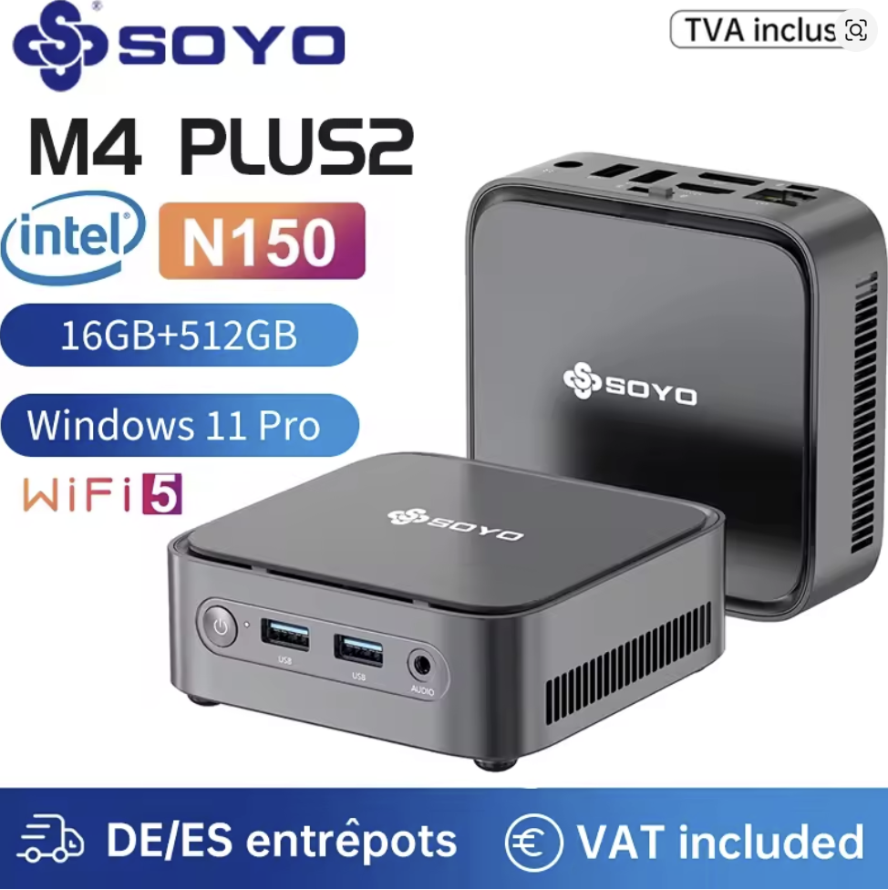 SOYO M4 PLUS2 Mini-PC – Intel Alder Lake, 16GB RAM